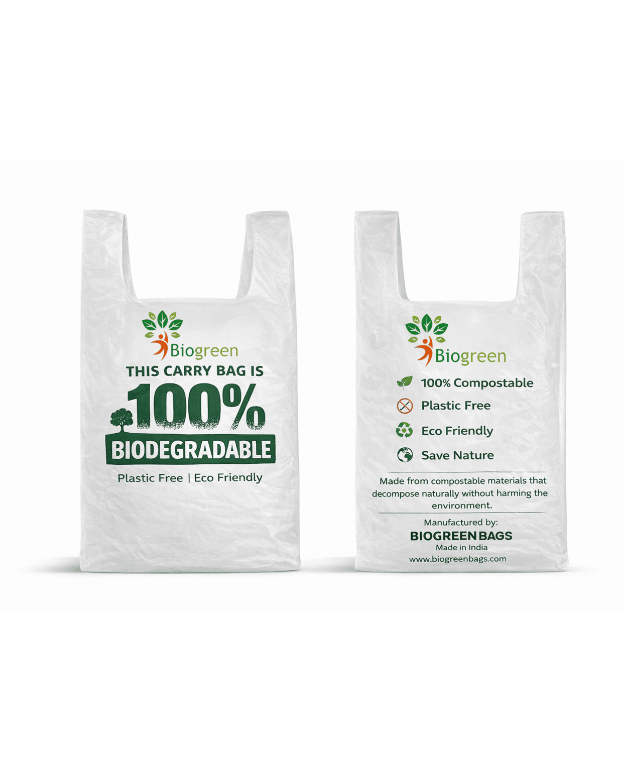 Compostable & Biodegradable Carry Bags Manufacturer in India